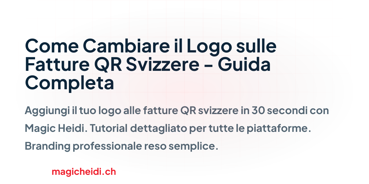 How to Change Your Logo on Swiss QR Invoices - Complete Tutorial ...