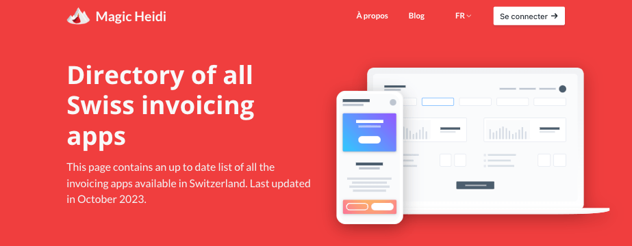 Swiss invoicing app guide for 2024