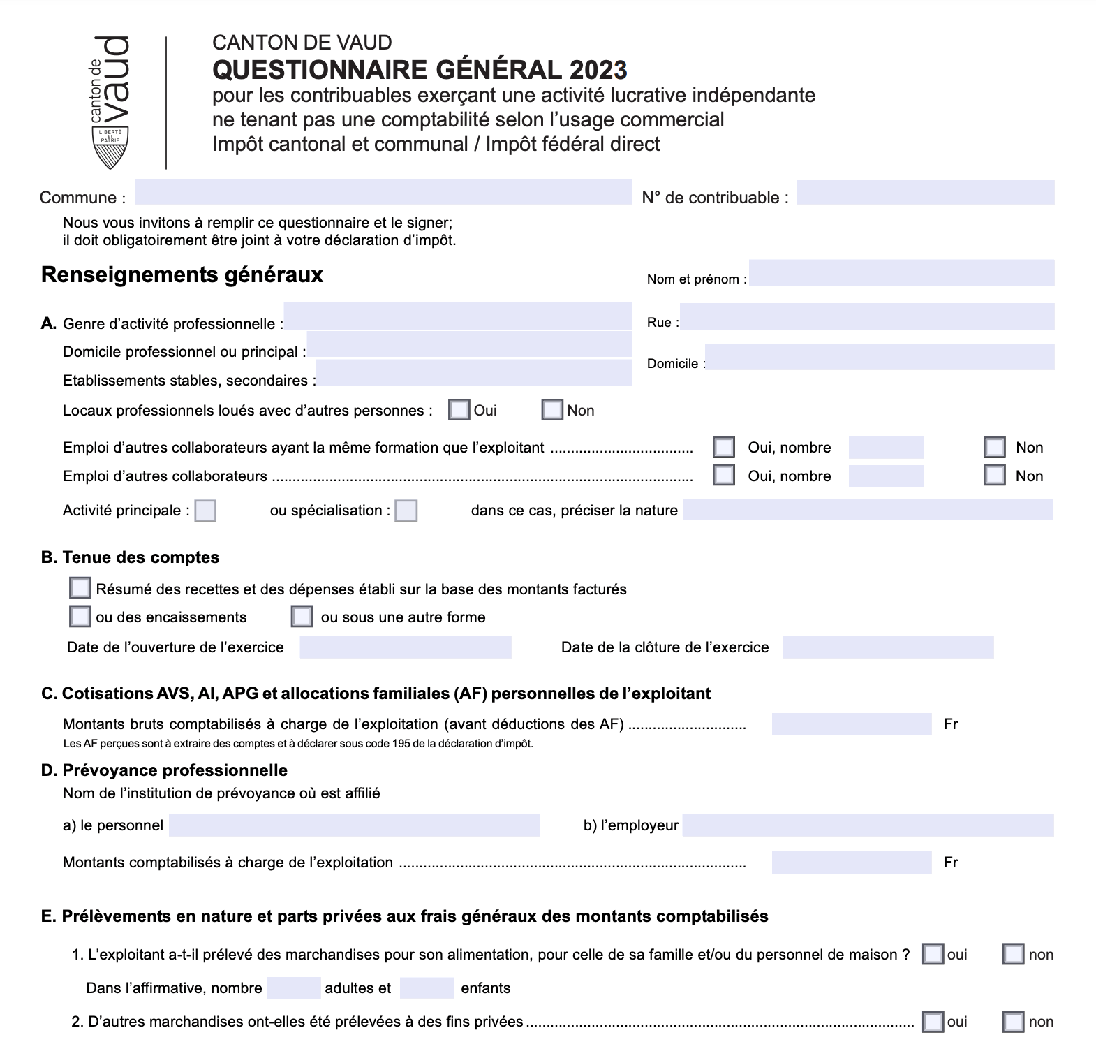 Comment remplir ma déclaration d'impôt d'indépendant en ligne avec ...