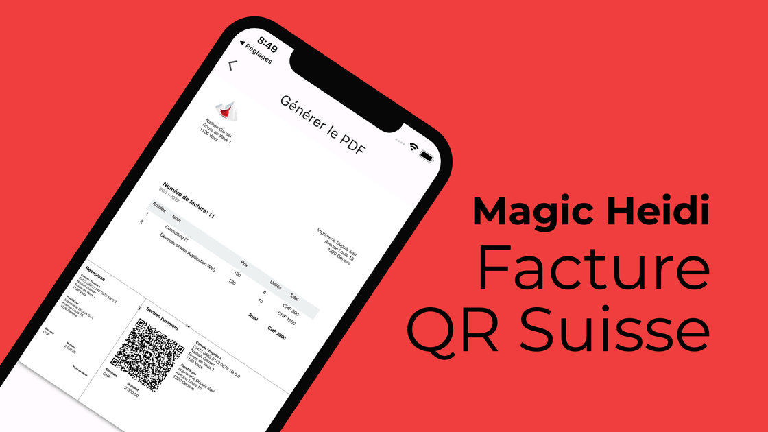 Magic Heidi : application de facturation pour la Suisse